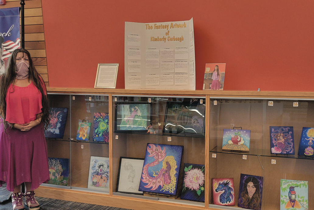Self-taught artist displays paintings at Hancock library - Hancock News